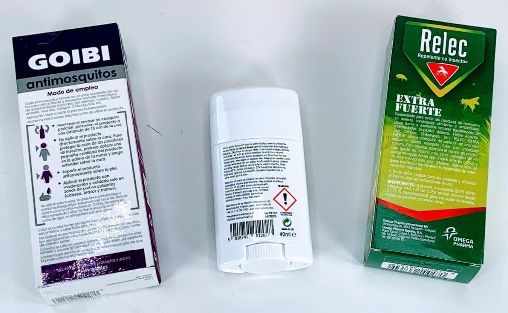 ¿Cuál es el mejor repelente de mosquitos con DEET si viajas a zonas de